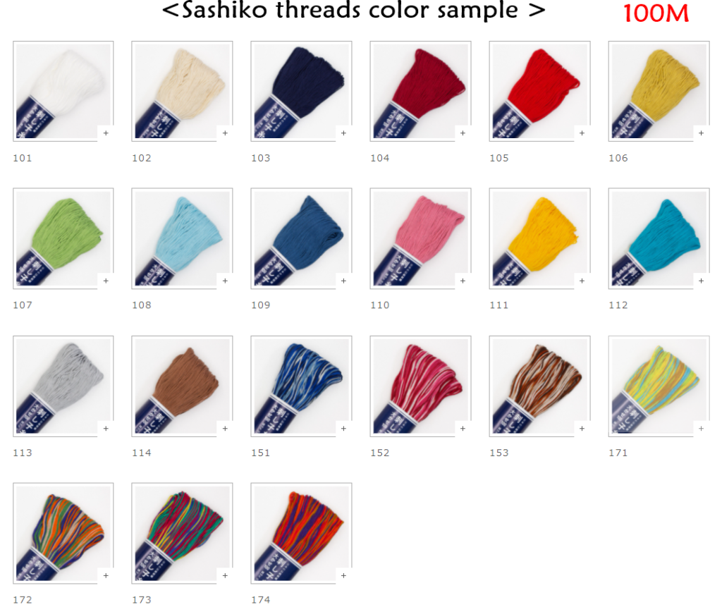 OLY100M Sashiko threads cotton 100% 100M | SARASHI ＆ JAPANESE PATTERN ...